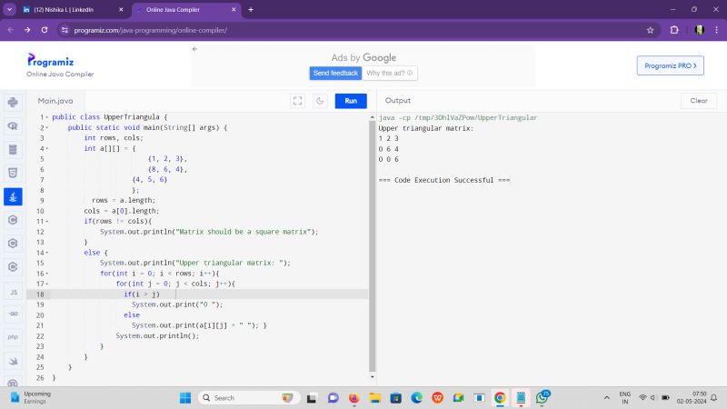 Nishika L on LinkedIn: #codingchallenge #programming ... Nishika L on LinkedIn: #codingchallenge #programming ...