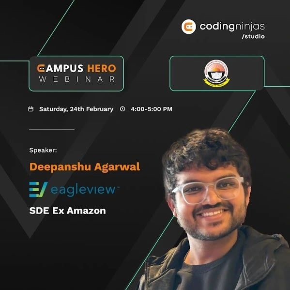 #codingjourney #placementprep #interactivesession #campusherowebinar ... #codingjourney #placementprep #interactivesession #campusherowebinar ...