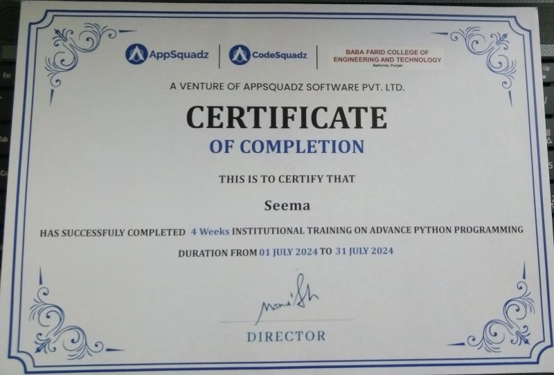 Seema Maurya on LinkedIn: #python #programming #skilldevelopment # ... Seema Maurya on LinkedIn: #python #programming #skilldevelopment # ...