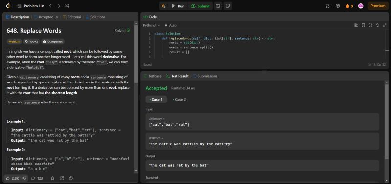 Day 94: Solved LeetCode 648 problem | Kishan Kumar Vadhia posted on the ... Day 94: Solved LeetCode 648 problem | Kishan Kumar Vadhia posted on the ...