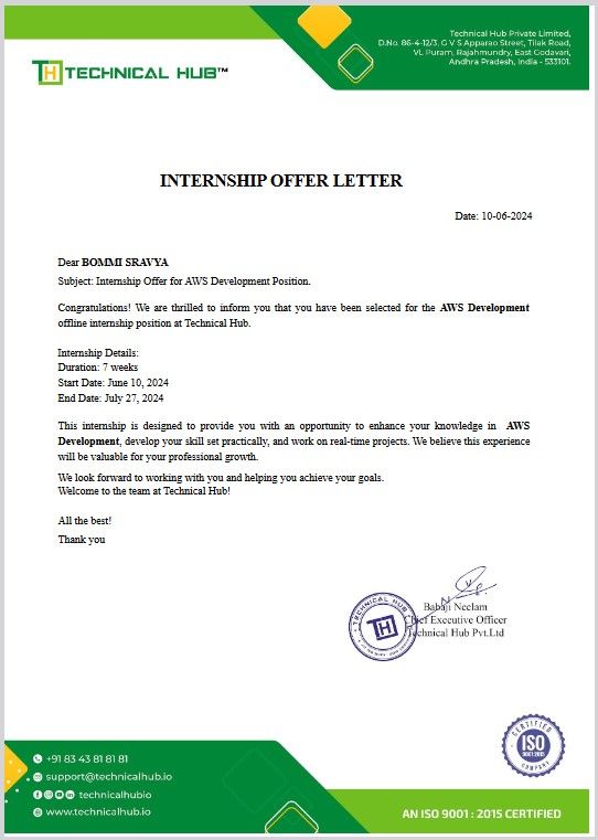Sravya Bommi on LinkedIn: #aws #cloudcomputing #internship # ... Sravya Bommi on LinkedIn: #aws #cloudcomputing #internship # ...