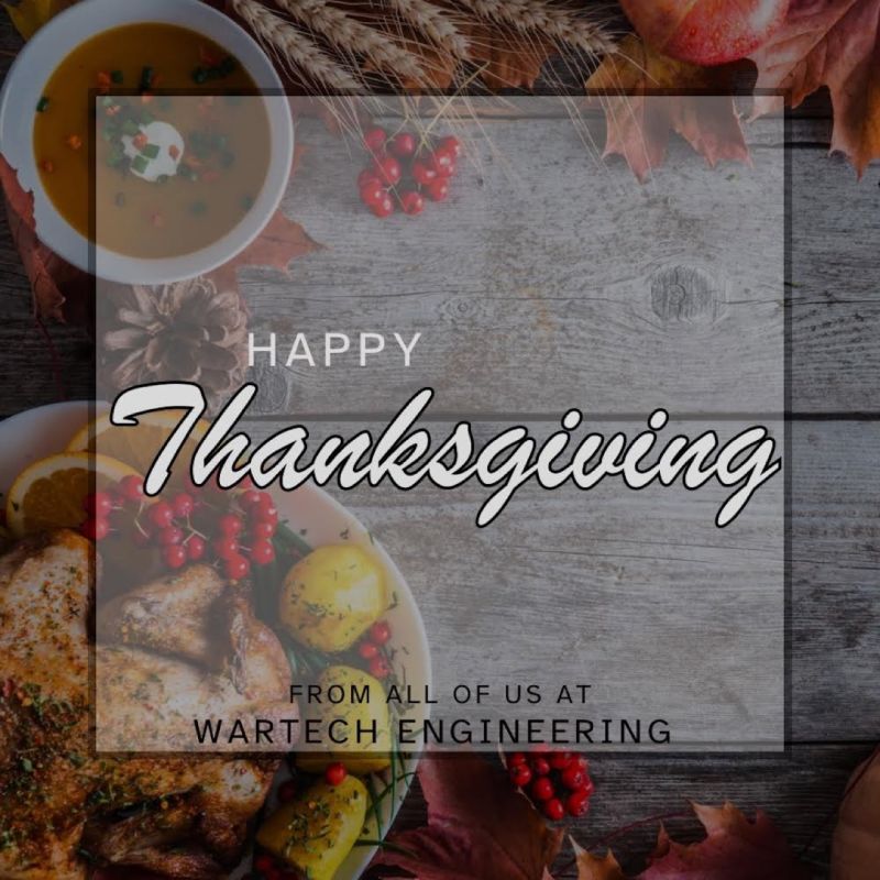 Wartech Engineering on LinkedIn: #thanksgiving #thankful #wartech # ... Wartech Engineering on LinkedIn: #thanksgiving #thankful #wartech # ...