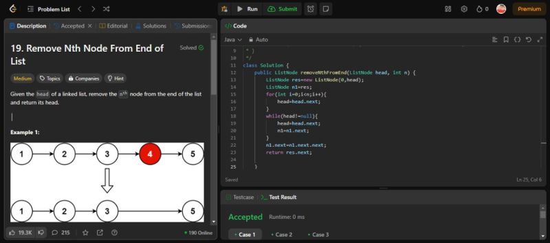 Kushagra Sharma on LinkedIn: #codingjourney #linkedlists #leetcode Kushagra Sharma on LinkedIn: #codingjourney #linkedlists #leetcode