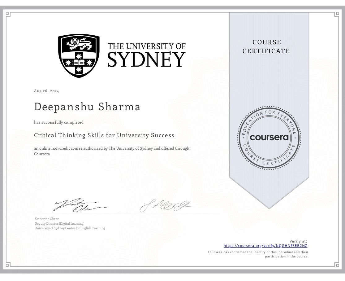 Deepanshu Sharma posted on LinkedIn Deepanshu Sharma posted on LinkedIn