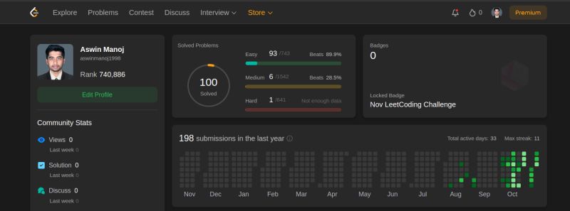 Aswin Manoj on LinkedIn: #leetcode #coding #techjourney | 10 comments Aswin Manoj on LinkedIn: #leetcode #coding #techjourney | 10 comments