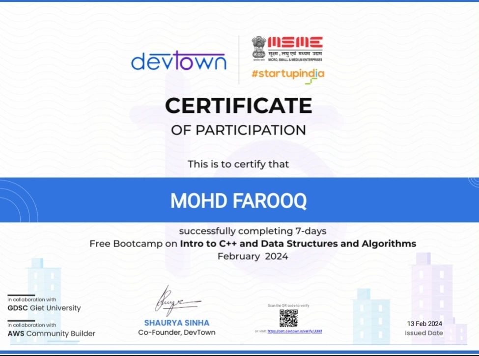 MOHD FAROOQ on LinkedIn: #devtown #c #dsa #dsacoding #algorithms # ... MOHD FAROOQ on LinkedIn: #devtown #c #dsa #dsacoding #algorithms # ...