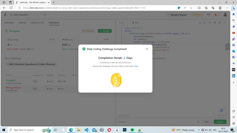 MD Shahid Iqbal on LinkedIn: Today I was solved two problem on dsa 1 ... MD Shahid Iqbal on LinkedIn: Today I was solved two problem on dsa 1 ...