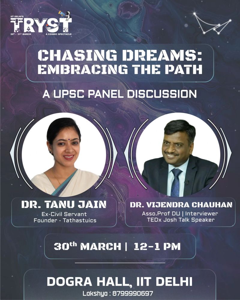 TRYST, IIT Delhi on LinkedIn: Calling all IAS aspirants! Tryst24: A ... TRYST, IIT Delhi on LinkedIn: Calling all IAS aspirants! Tryst24: A ...