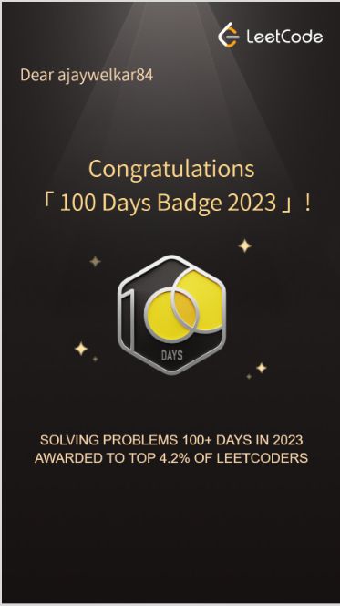 Ajay Welkar on LinkedIn: #leetcode #problemsolving #100daysleetcode # ... Ajay Welkar on LinkedIn: #leetcode #problemsolving #100daysleetcode # ...
