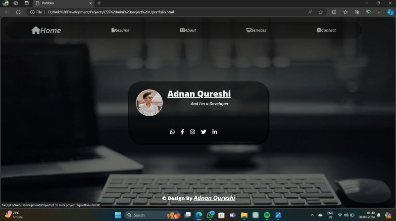 #webdeveloper #html #css #portfolio | Adnan Qureshi #webdeveloper #html #css #portfolio | Adnan Qureshi