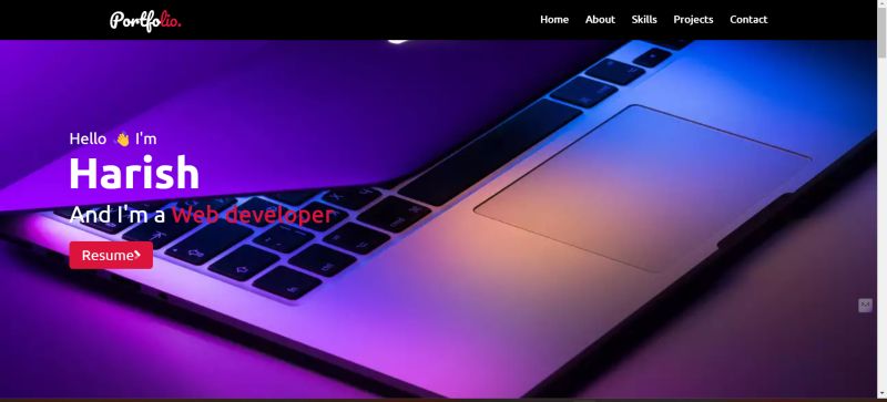 Harish C on LinkedIn: #internship #bharatintern #webdevelopment Harish C on LinkedIn: #internship #bharatintern #webdevelopment