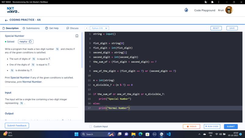 Arun kumar R on LinkedIn: #100daysofcodechallenge #coding #conditions # ... Arun kumar R on LinkedIn: #100daysofcodechallenge #coding #conditions # ...