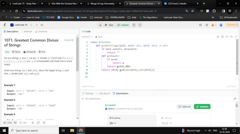 Midhun C on LinkedIn: #100daysofcodechallenge #geeksforgeeks #leetcode ... Midhun C on LinkedIn: #100daysofcodechallenge #geeksforgeeks #leetcode ...