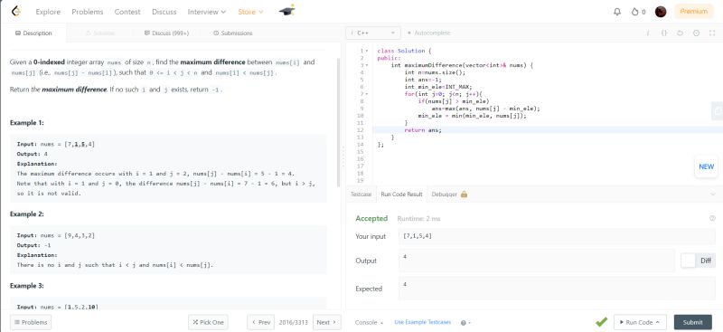 Sunil Kumar Chavhan on LinkedIn: #leetcode #programmer #coder #cplusplus Sunil Kumar Chavhan on LinkedIn: #leetcode #programmer #coder #cplusplus