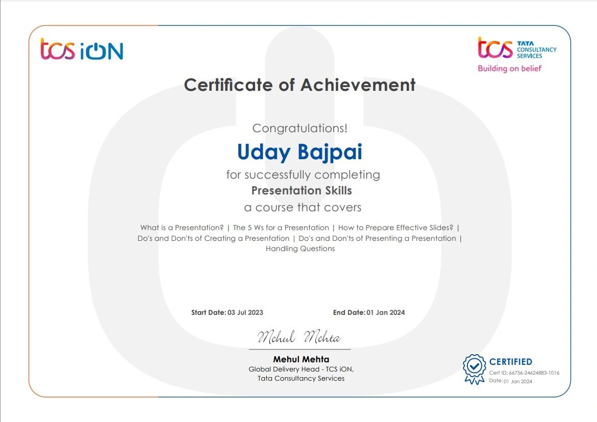 Uday Bajpai on LinkedIn: #presentationskills #professionaldevelopment # ... Uday Bajpai on LinkedIn: #presentationskills #professionaldevelopment # ...