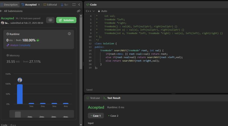 Sanesh Kumar on LinkedIn: #binarysearchtree #dsa #cplusplus #leetcode # ... Sanesh Kumar on LinkedIn: #binarysearchtree #dsa #cplusplus #leetcode # ...