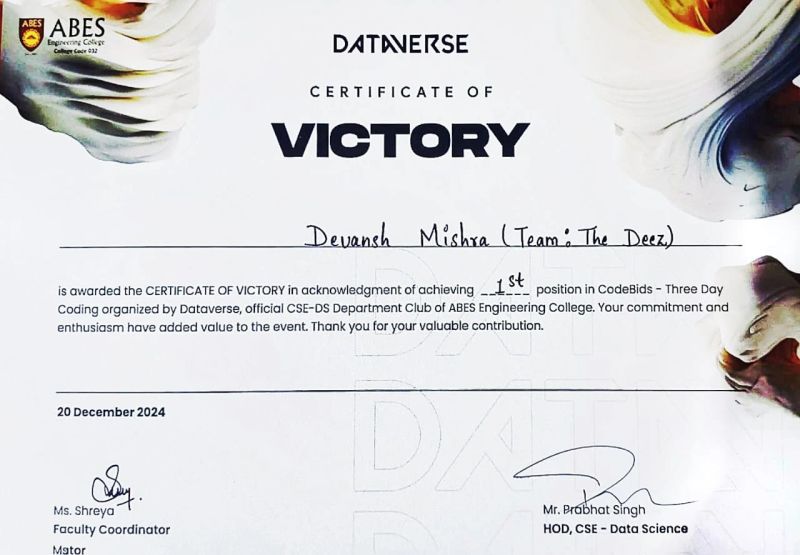 Devansh Mishra on LinkedIn: #achievementunlocked #codingchamp #teamwork ... Devansh Mishra on LinkedIn: #achievementunlocked #codingchamp #teamwork ...