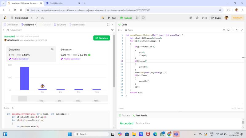 GOWTHAM K on LinkedIn: #200dayschallenge #leetcode #problemsolving # ... GOWTHAM K on LinkedIn: #200dayschallenge #leetcode #problemsolving # ...
