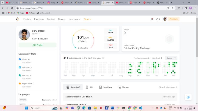 #leetcode #dsa #python #100daysofcode #codingjourney #problemsolving ... #leetcode #dsa #python #100daysofcode #codingjourney #problemsolving ...