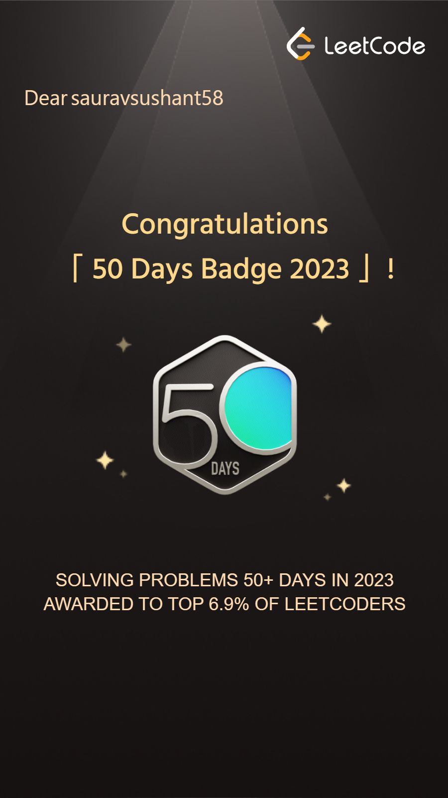 Sushant Saurav on LinkedIn: #problemsolving #codingjourney #leetcode2023 Sushant Saurav on LinkedIn: #problemsolving #codingjourney #leetcode2023