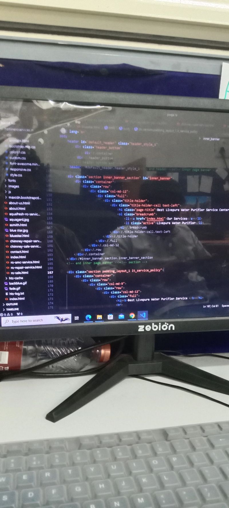 Ankit Modanwal on LinkedIn: RO Water using html, css, js & bootstrap Ankit Modanwal on LinkedIn: RO Water using html, css, js & bootstrap