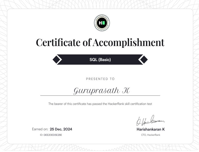 Guruprasath K on LinkedIn: #sql #mysql #data #dataanalytics # ... Guruprasath K on LinkedIn: #sql #mysql #data #dataanalytics # ...