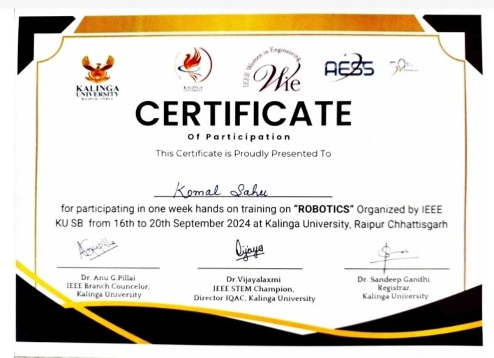 Komal Sahu on LinkedIn: #robotics #arduino #kalingauniversity # ... Komal Sahu on LinkedIn: #robotics #arduino #kalingauniversity # ...