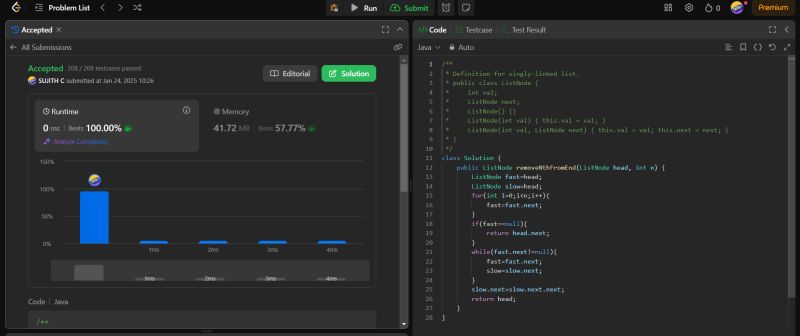 SUJITH C on LinkedIn: #leetcodechallenge #problemsolving SUJITH C on LinkedIn: #leetcodechallenge #problemsolving