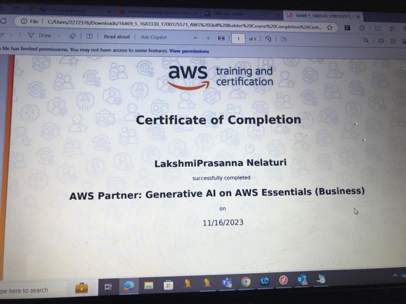 Lakshmi Prasanna Nelaturi Venkata Naga on LinkedIn: Happy to share my ... Lakshmi Prasanna Nelaturi Venkata Naga on LinkedIn: Happy to share my ...