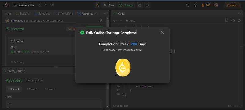 Sajib Saha on LinkedIn: #leetcode #codingjourney #programming Sajib Saha on LinkedIn: #leetcode #codingjourney #programming