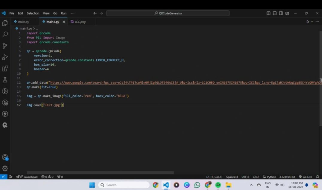 Yash Panchkhede on LinkedIn: #python #qrcode #codingprojects # ... Yash Panchkhede on LinkedIn: #python #qrcode #codingprojects # ...