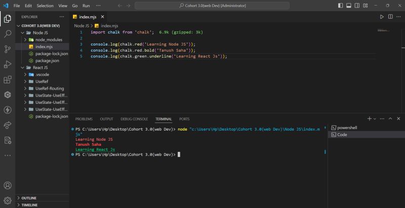 Tanush Saha on LinkedIn: #javascript #chalk #cohort3 #coding #learning ... Tanush Saha on LinkedIn: #javascript #chalk #cohort3 #coding #learning ...