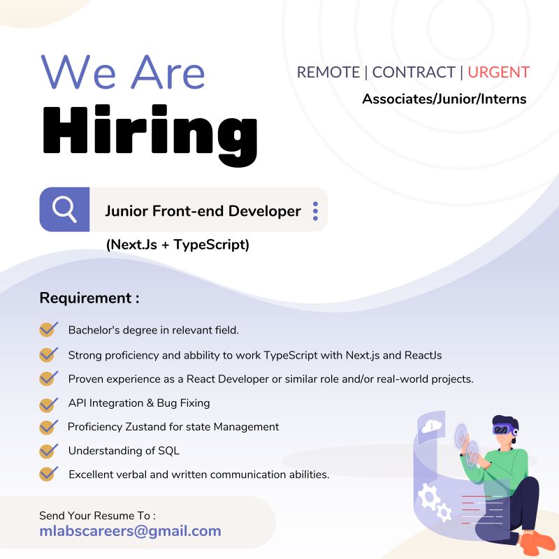 Magicle Labs on LinkedIn: #frontenddeveloper #nextjs #typescript # ... Magicle Labs on LinkedIn: #frontenddeveloper #nextjs #typescript # ...