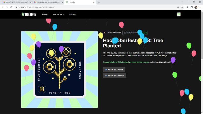 Madugula Joshi on LinkedIn: #hacktoberfest #sustainability #thankful # ... Madugula Joshi on LinkedIn: #hacktoberfest #sustainability #thankful # ...