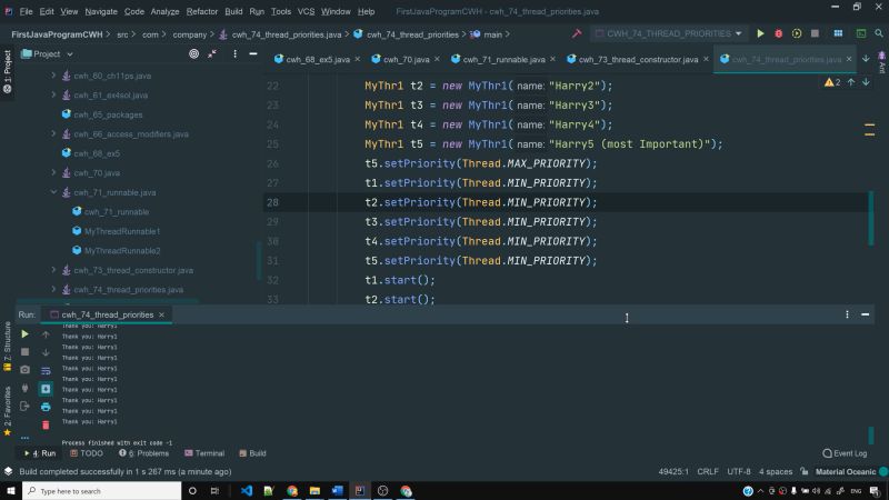 Shyam Jee on LinkedIn: #java #coding #learning #threadpriorities # ... Shyam Jee on LinkedIn: #java #coding #learning #threadpriorities # ...