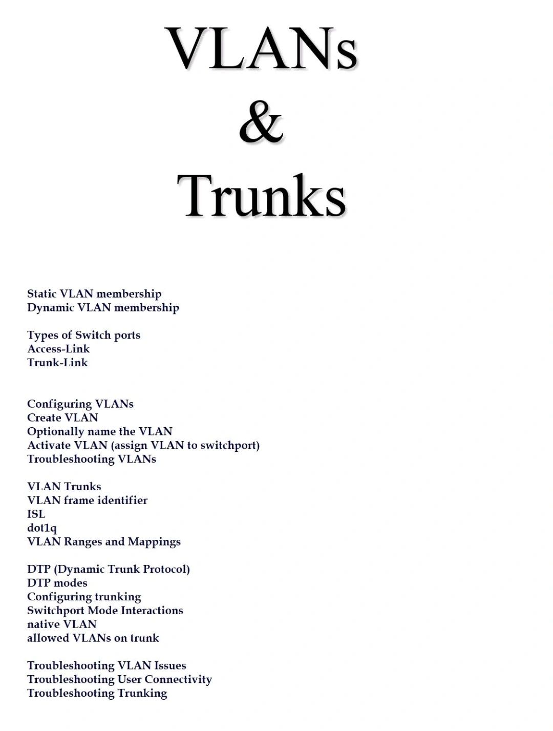 telecomhall on LinkedIn: Summary Of Switch VLANs and Trunks PDF Mukesh ... telecomhall on LinkedIn: Summary Of Switch VLANs and Trunks PDF Mukesh ...