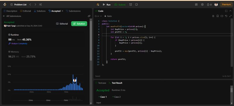 Yash Tyagi on LinkedIn: #100daysofcode #codingjourney #leetcode # ... Yash Tyagi on LinkedIn: #100daysofcode #codingjourney #leetcode # ...
