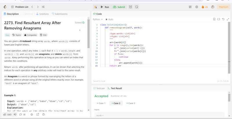 #100daysofcodingchallenge #leetcode #algorithms #problemsolving ... #100daysofcodingchallenge #leetcode #algorithms #problemsolving ...