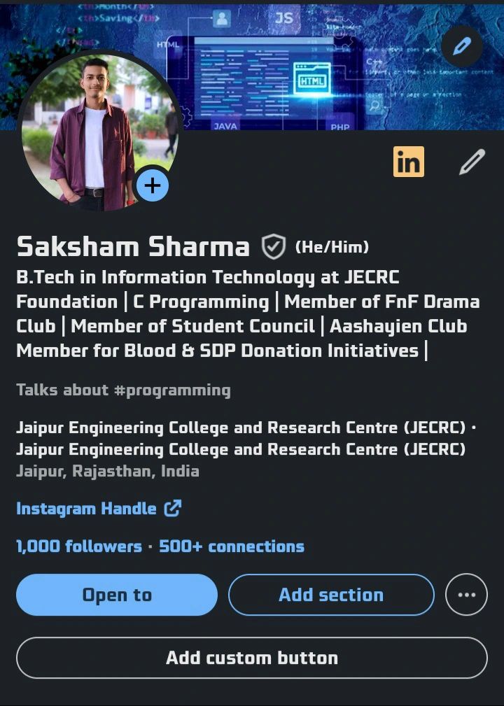 #linkedinfamily #milestone | Saksham Sharma #linkedinfamily #milestone | Saksham Sharma