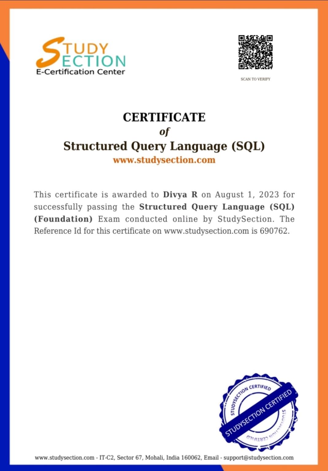 Divya R on LinkedIn: #studysection Divya R on LinkedIn: #studysection