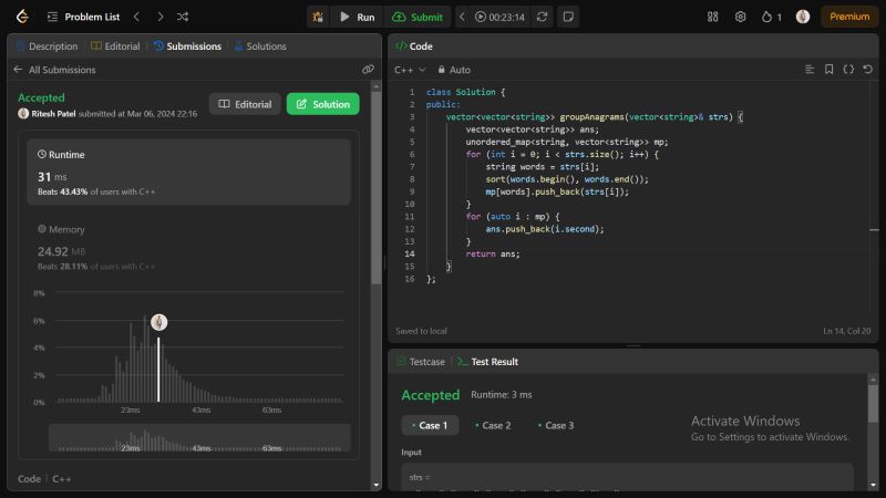 Resolved leetcode problems with Navdeep Singh | Ritesh Patel posted on ... Resolved leetcode problems with Navdeep Singh | Ritesh Patel posted on ...