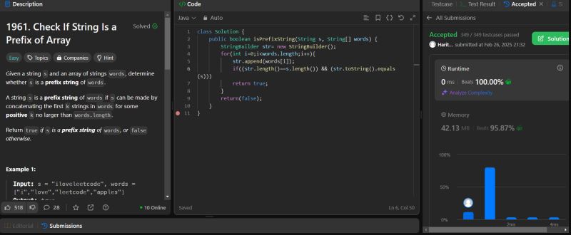 Harita M U on LinkedIn: #100daysofleetcode #leetcode #strings # ... Harita M U on LinkedIn: #100daysofleetcode #leetcode #strings # ...
