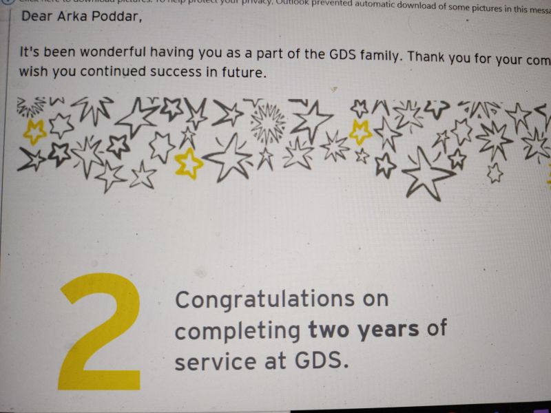 Arka Poddar on LinkedIn: #workanniversary #eygds Arka Poddar on LinkedIn: #workanniversary #eygds