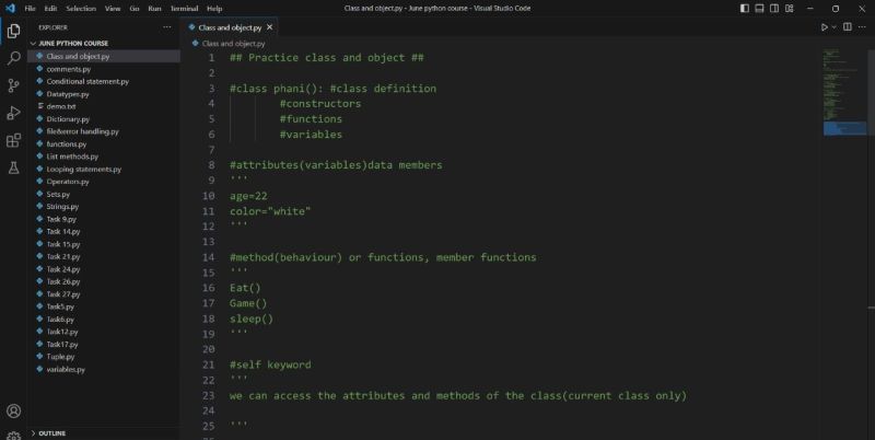 Phani Raju on LinkedIn: Task 28 Practice class and Object. Task 29 ... Phani Raju on LinkedIn: Task 28 Practice class and Object. Task 29 ...