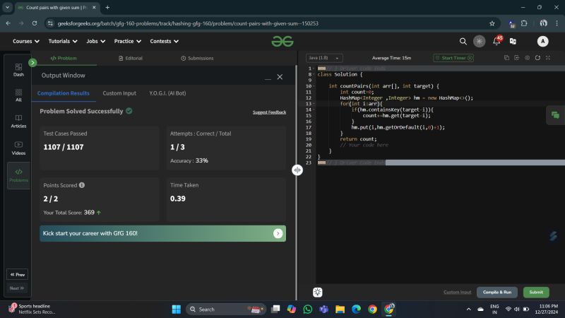 Arun Gupta on LinkedIn: #potd #dsa #gfg160 #geekstreak2024 #geeksforgeeks Arun Gupta on LinkedIn: #potd #dsa #gfg160 #geekstreak2024 #geeksforgeeks