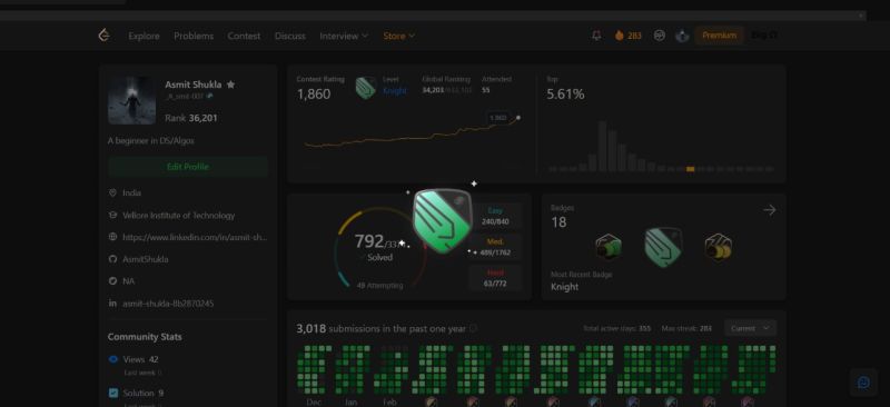 Asmit Shukla on LinkedIn: #leetcode #codingjourney #problemsolving # ... Asmit Shukla on LinkedIn: #leetcode #codingjourney #problemsolving # ...