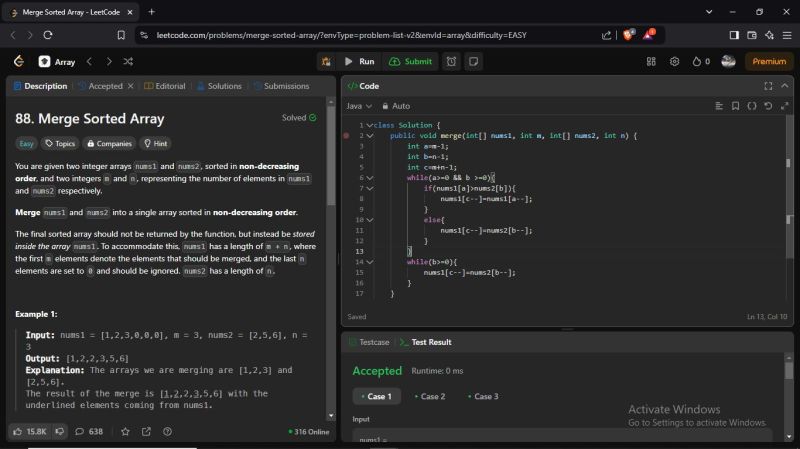Abhishek Hiremath on LinkedIn: #50days50leetcode #day23 # ... Abhishek Hiremath on LinkedIn: #50days50leetcode #day23 # ...