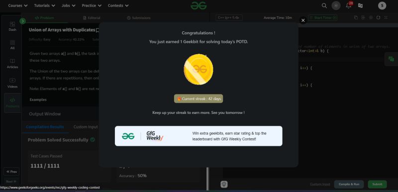 Siva Shankar Juthuka on LinkedIn: #geekstreak2024 #geeksforgeeks # ... Siva Shankar Juthuka on LinkedIn: #geekstreak2024 #geeksforgeeks # ...