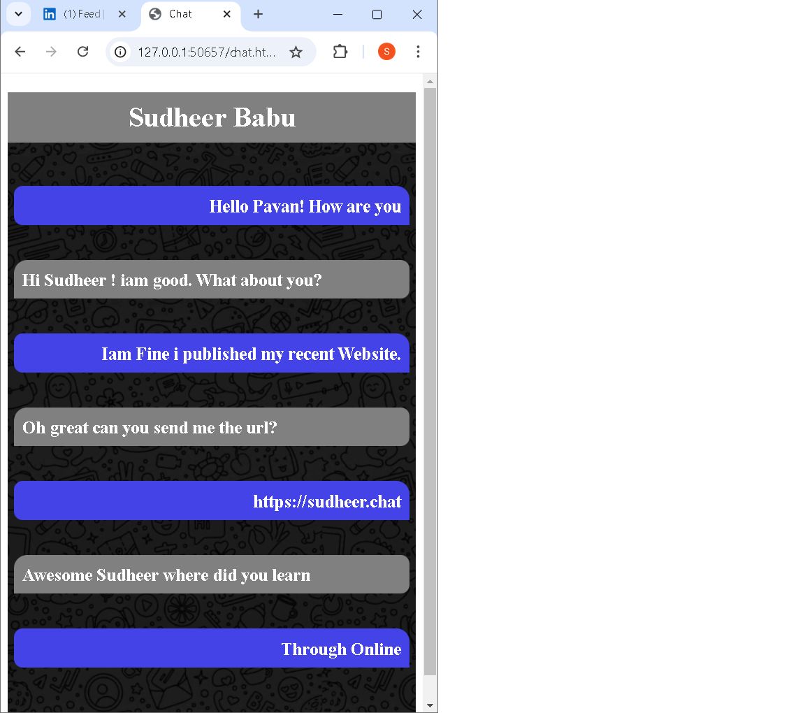 Sudheer Babu Karlapudi on LinkedIn: #html #css #html #css #javascript # ... Sudheer Babu Karlapudi on LinkedIn: #html #css #html #css #javascript # ...