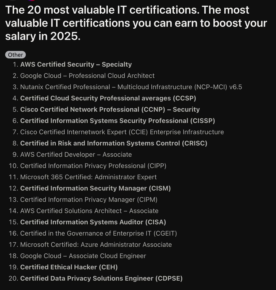 Sohail Saha on LinkedIn: #cybersecurity #certification Sohail Saha on LinkedIn: #cybersecurity #certification
